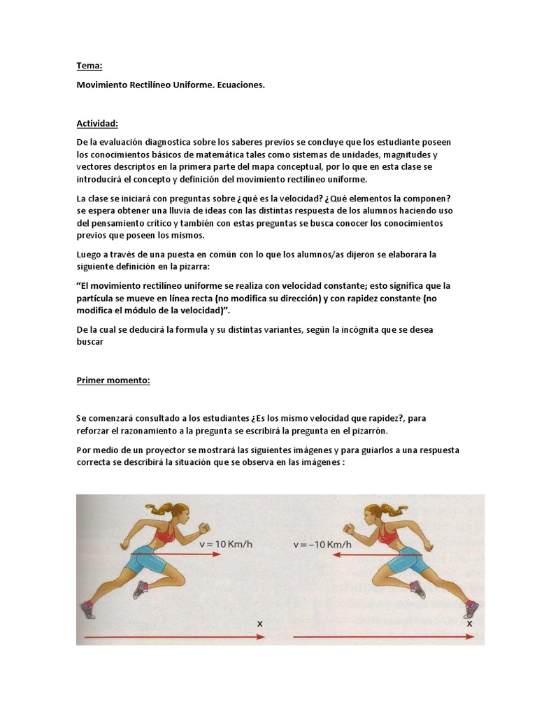 Fisica Rapidez Velocidad | PDF | Movimiento (física) | Velocidad