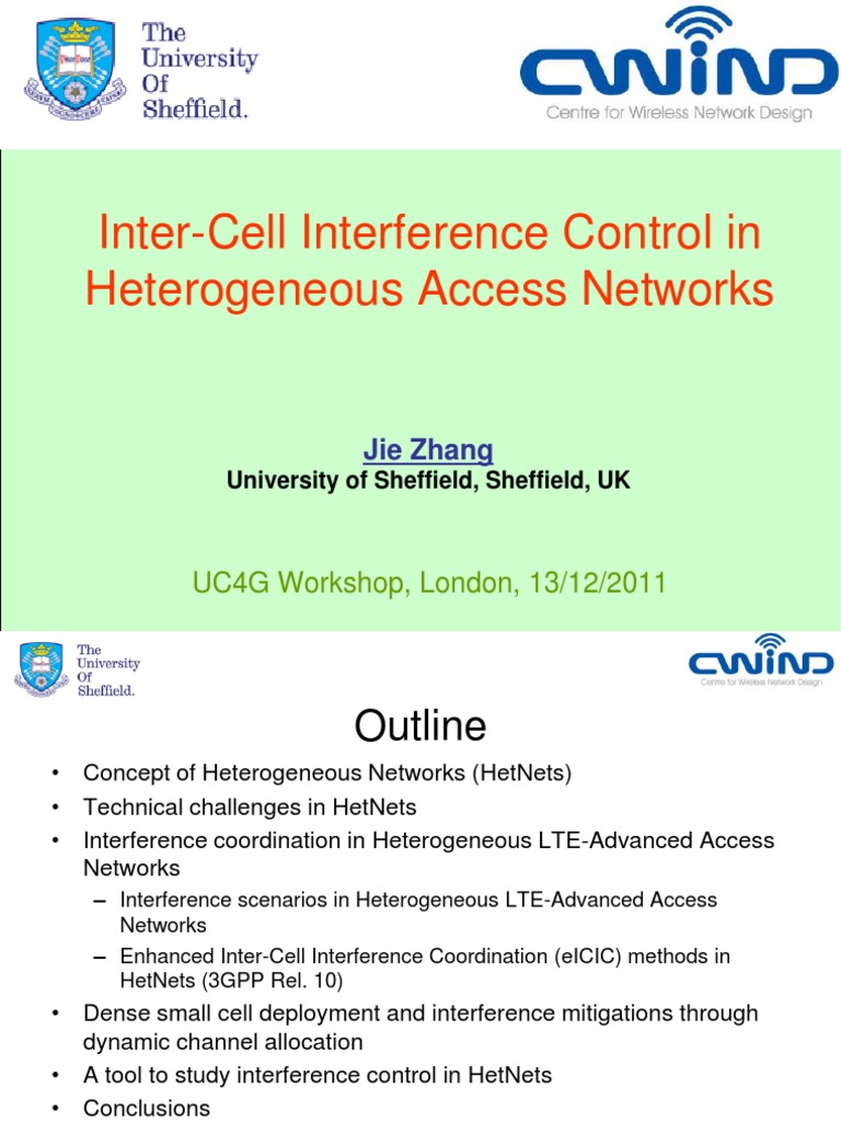 Inter-Cell Interference Control in Heterogeneous Access Networks | PDF | Lte Advanced ...
