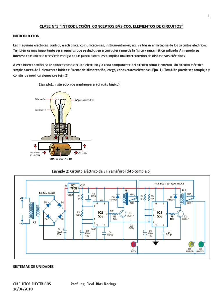 Ckt1 Introducción Conceptos Básicos, Elementos de Circuitos | PDF | Electromagnetismo | Electricidad