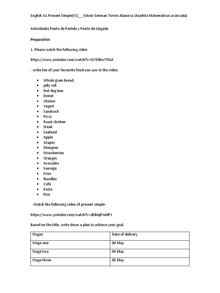 English For staff-A1.Present Simple (F1) - (Edwin German Torres Abaunza ...