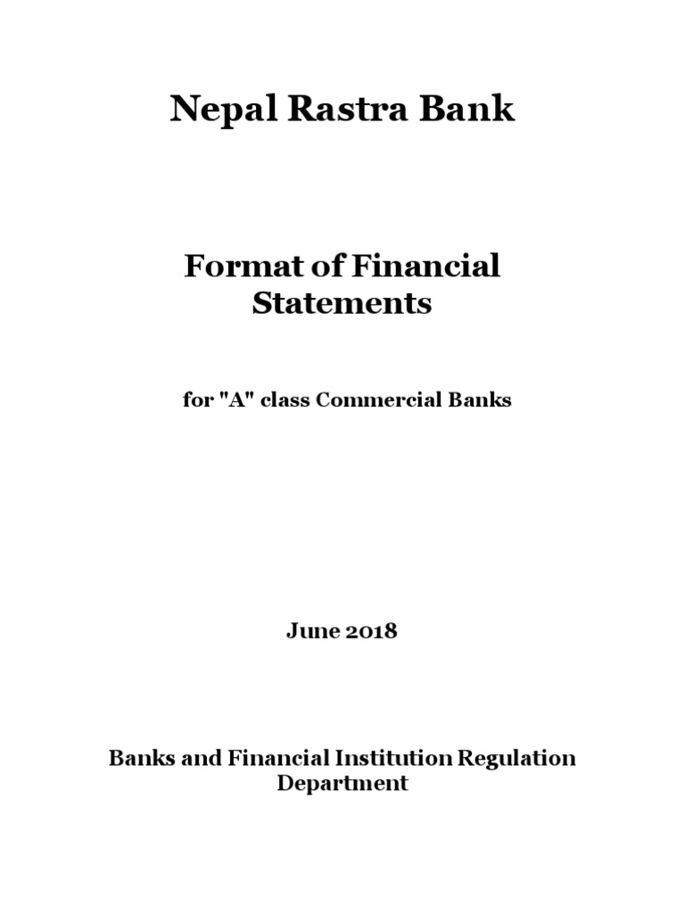 Format of Financial Stat. For BFI's | Download Free PDF | Deferred Tax | Dividend