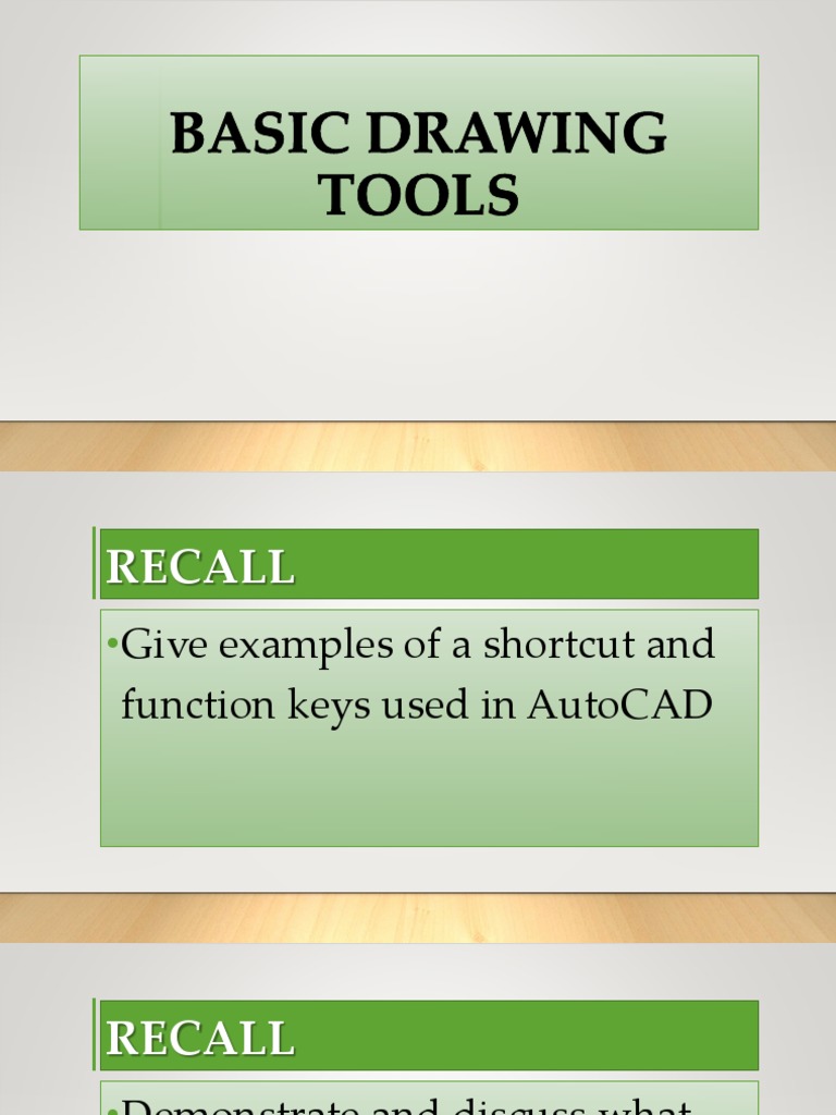 Basic Drawing Tools | PDF | Circle | Polygon