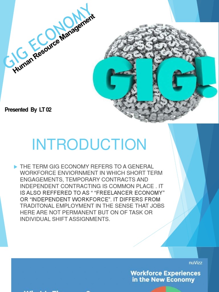 Gig Economy | Download Free PDF | Temporary Work | Freelancer