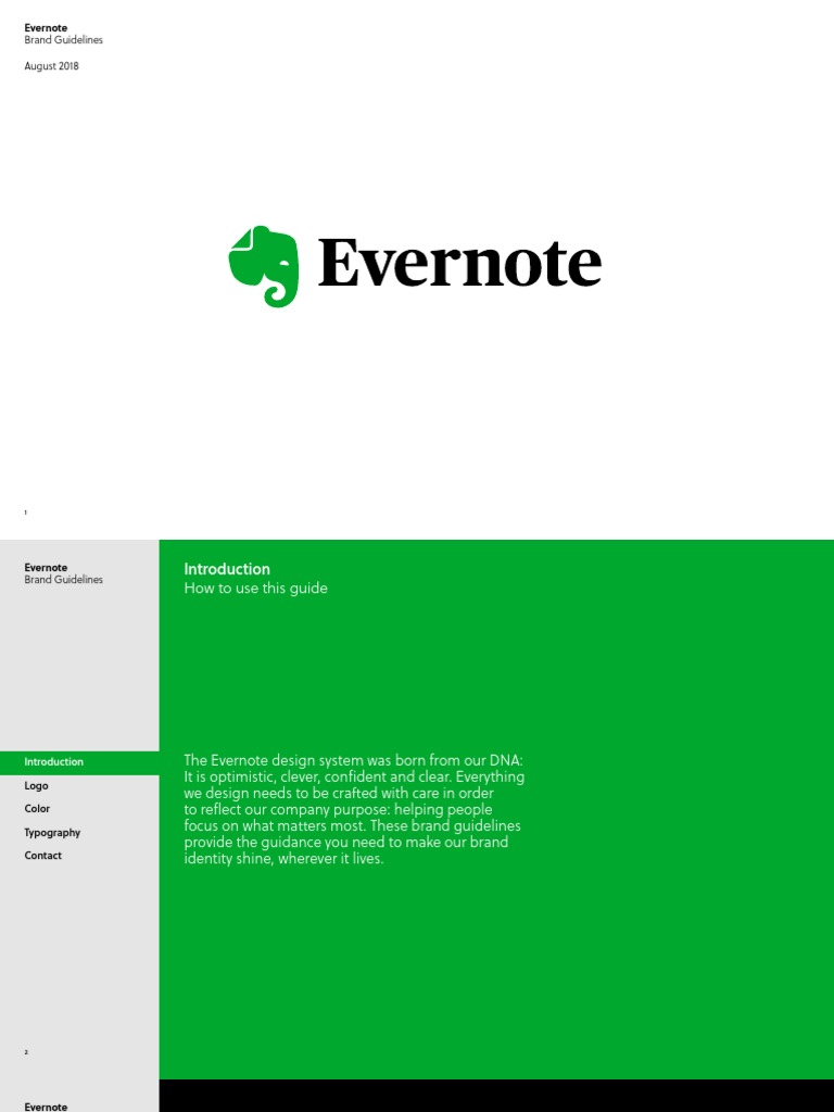 Evernote Graphic Guidelines | PDF | Logos | Helvetica