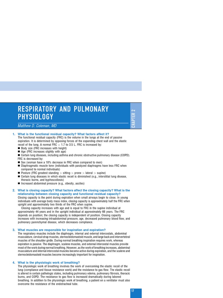 Respiratory Failure Mechanical Ventilation | PDF | Exhalation | Lung