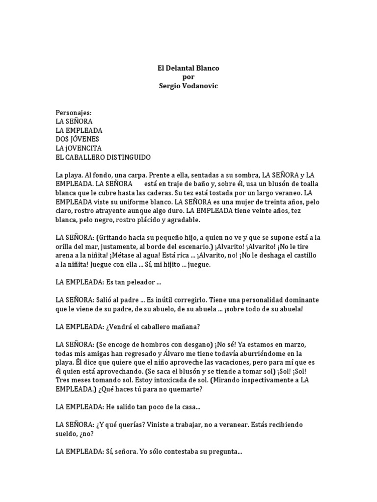 El Delantal Blanco: Análisis y Contexto | PDF | Ocio