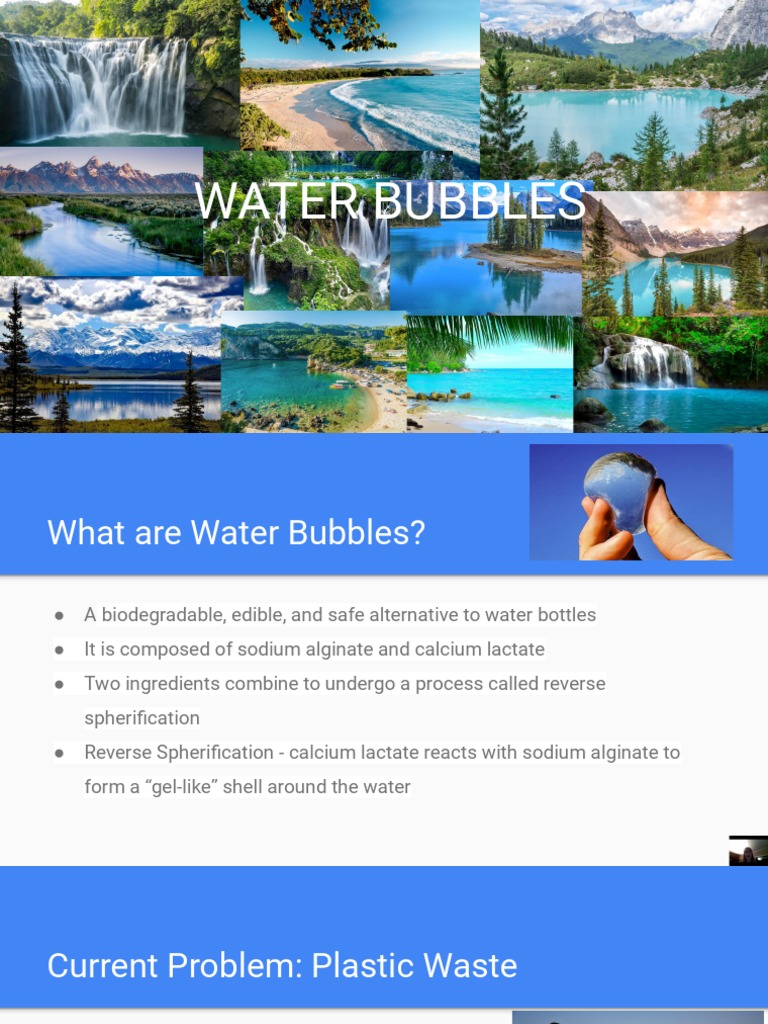 Water Bubbles | PDF | Water | Plastic