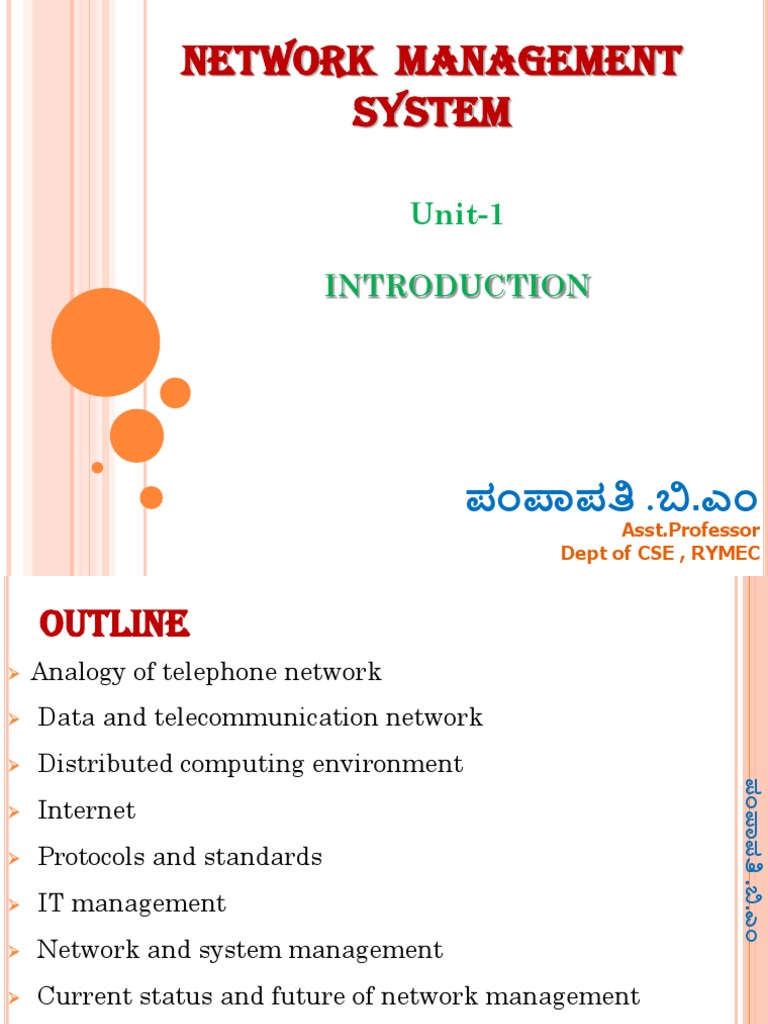 Network Management System: Unit-1 | PDF | Internet Protocol Suite | Osi ...