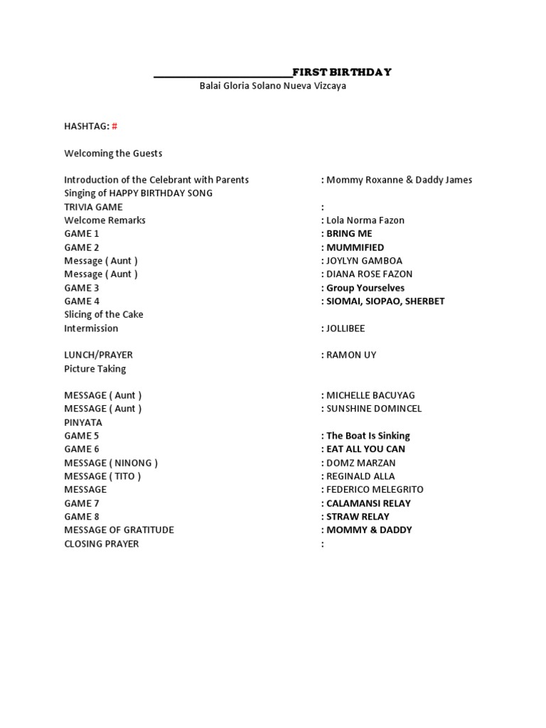 Straw Relay: Mommy & Daddy | PDF | Religious Behaviour And Experience