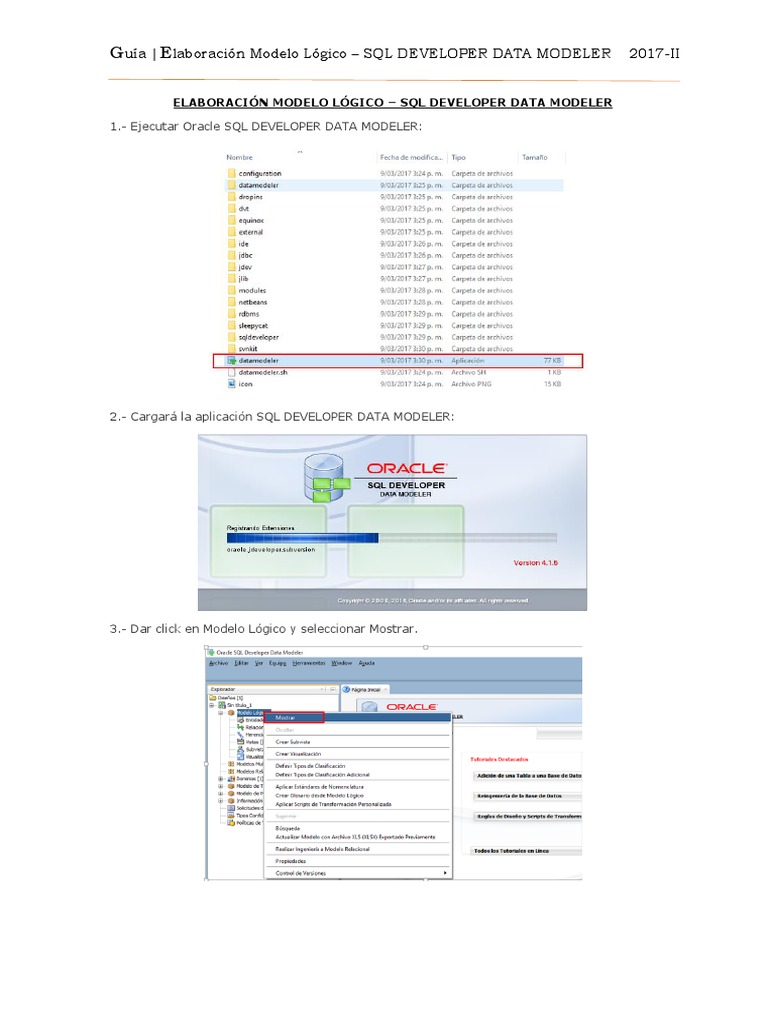 SQL Developer Data Modeler Modelo Logico | PDF | Point and Click | SQL