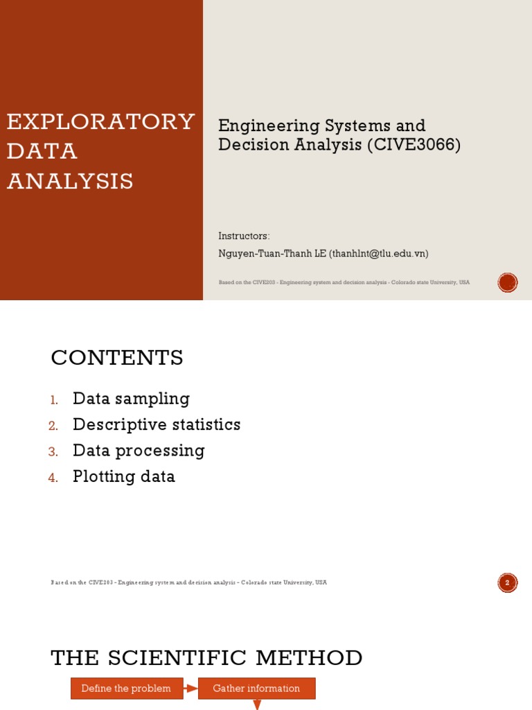 Exploratory Data Analysis | PDF | Sampling (Statistics) | Data Analysis