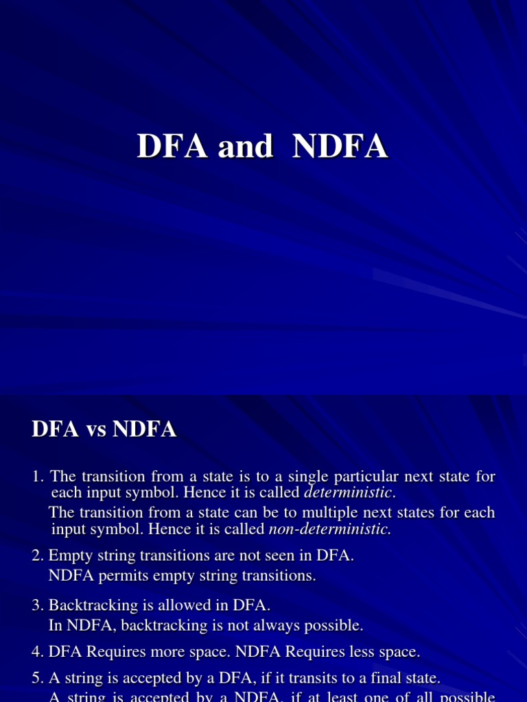 Dfa and Ndfa2 | PDF | Models Of Computation | Formalism (Deductive)