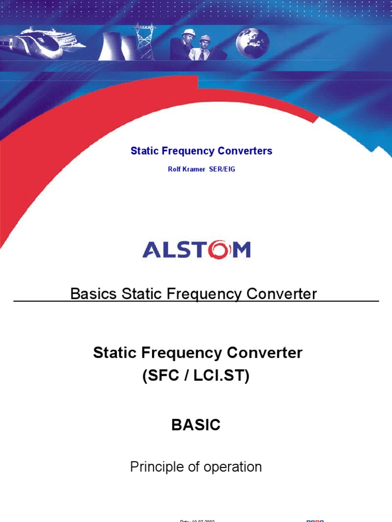Static Frequency Converter Overview | PDF | Power Inverter | Rectifier