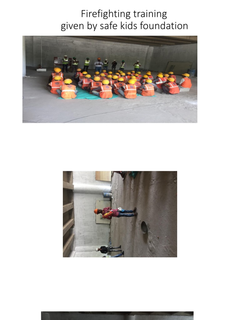Firefighting Training Given by Safe Kids Foundation | PDF