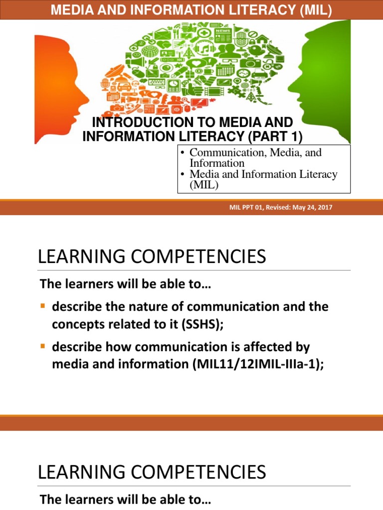 MIL 01 - Introduction To MIL (Part 1) | PDF | Information Literacy ...