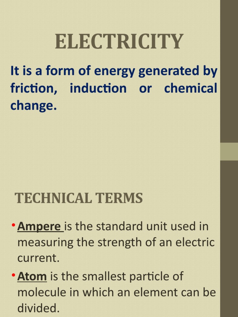 Fundamentals of Electricity | PDF | Electric Charge | Atoms