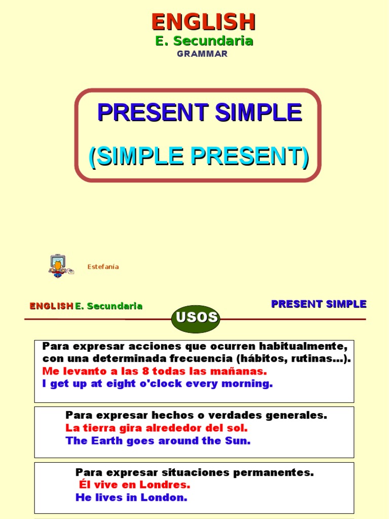 Present Simple (Simple Present) | PDF | Linguistic Typology | Linguistics