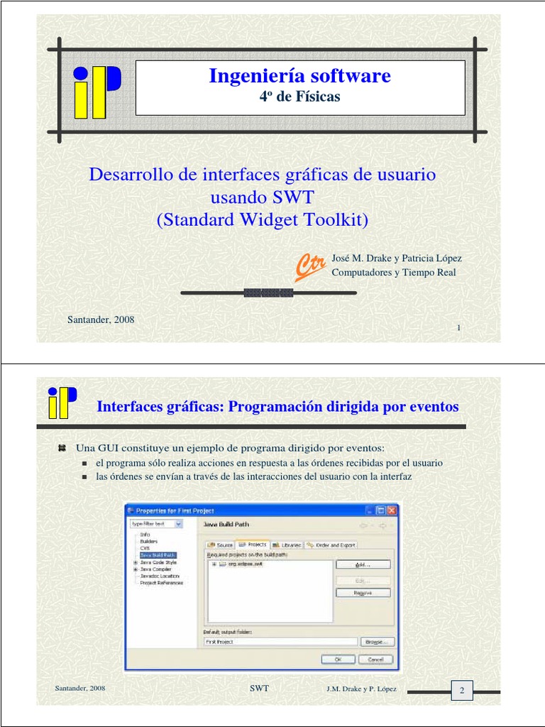 SWT Ip 09 | PDF | Eclipse (software) | Java (lenguaje de programación)