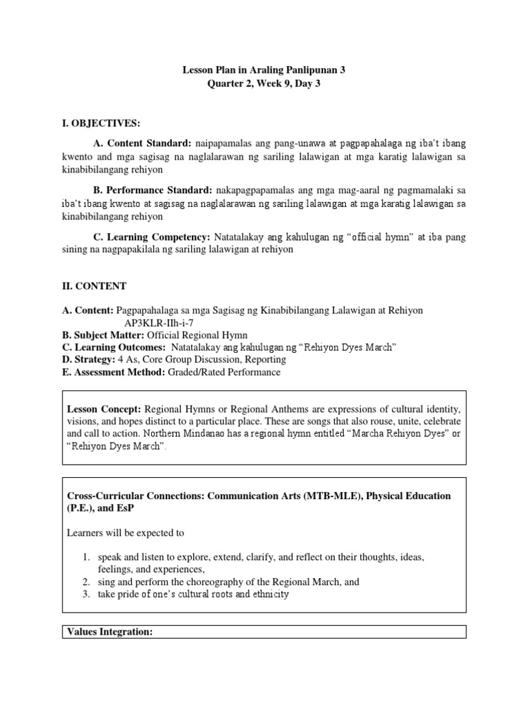Araling Panlipunan 3 Q3 AralPan 9 Module 3 | PDF