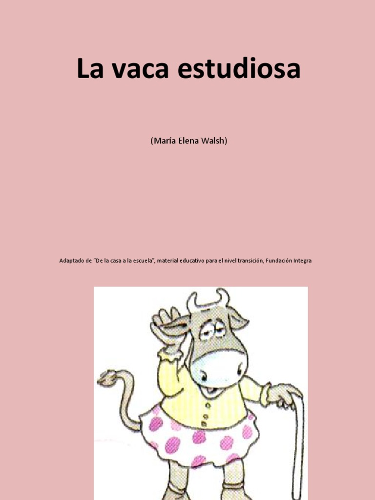 La Vaca Estudiosa | PDF