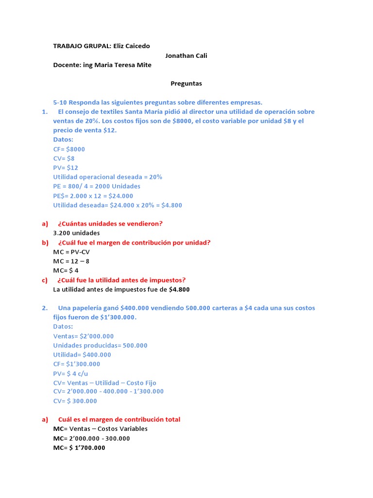 Contabilidad Ejercicios | PDF | Economias | Business Contabilidad Ejercicios | PDF | Economias | Business