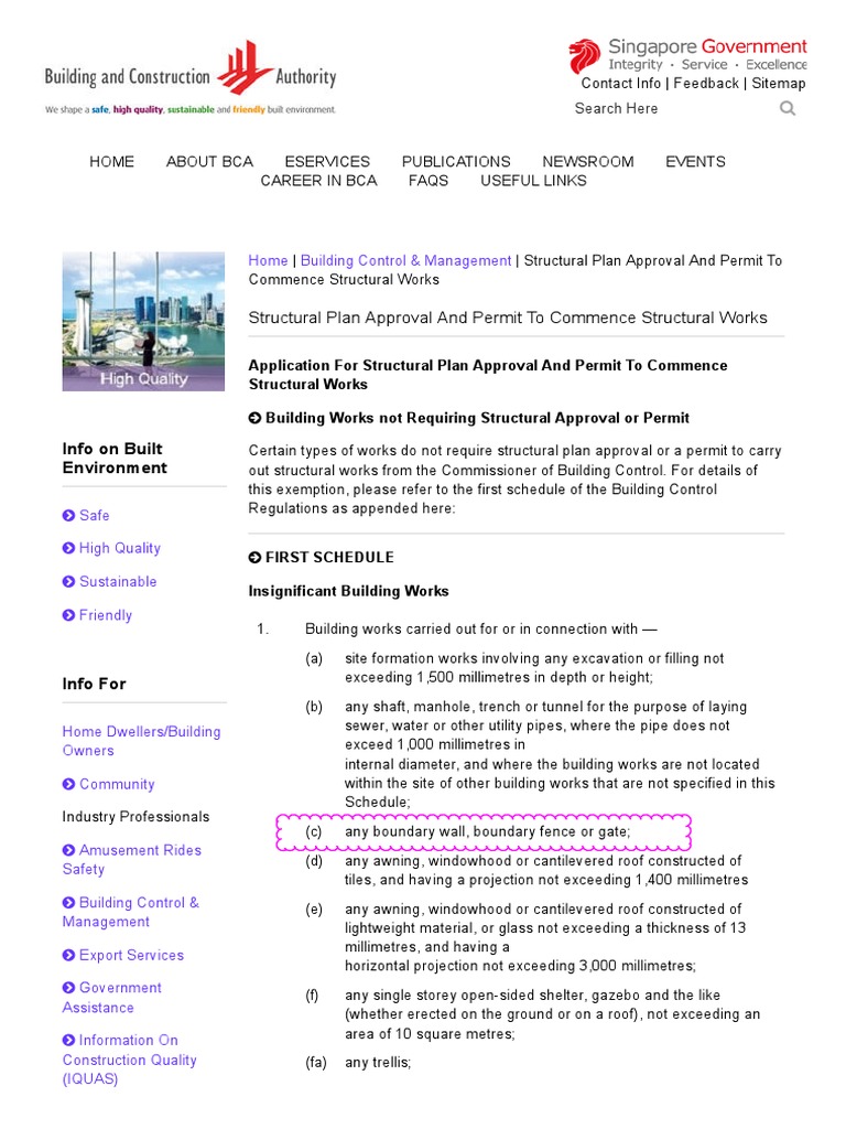 Building & Construction Authority | PDF | Wall | Swimming Pool