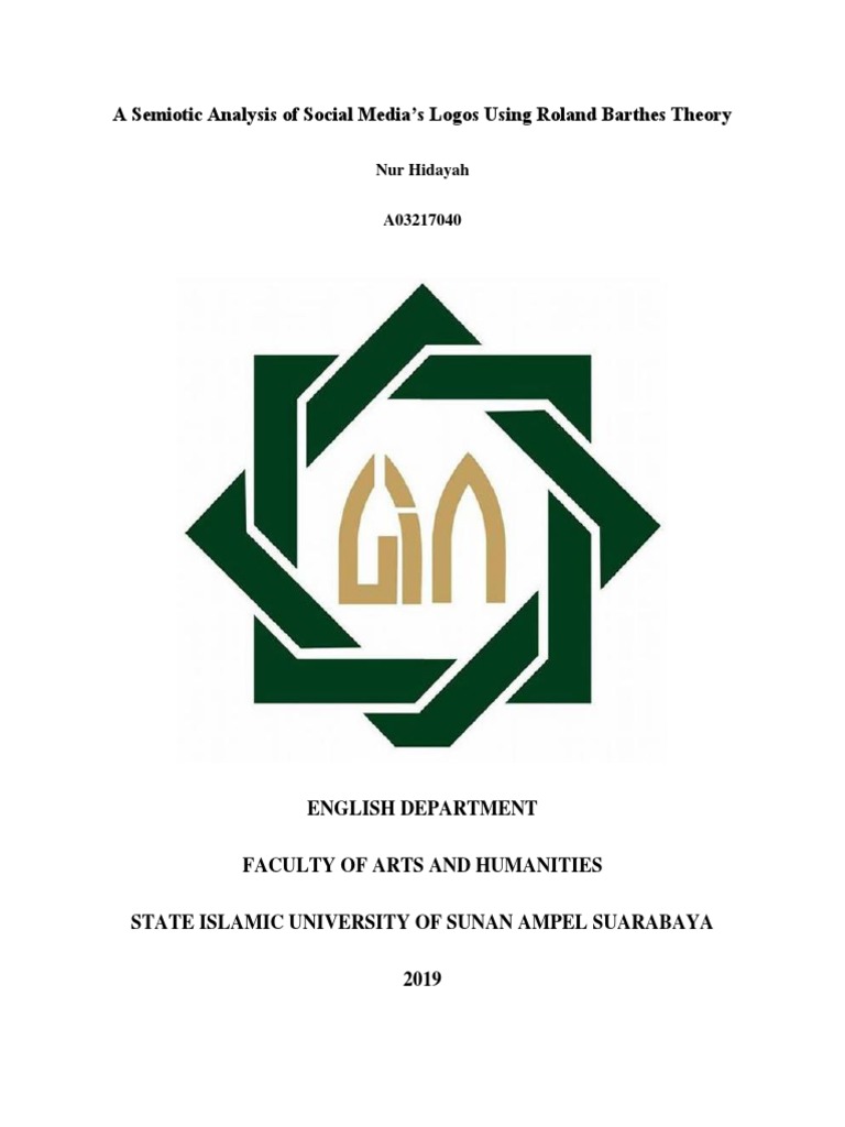 A Semiotic Analysis Of Social Media Pdf Semiotics Color