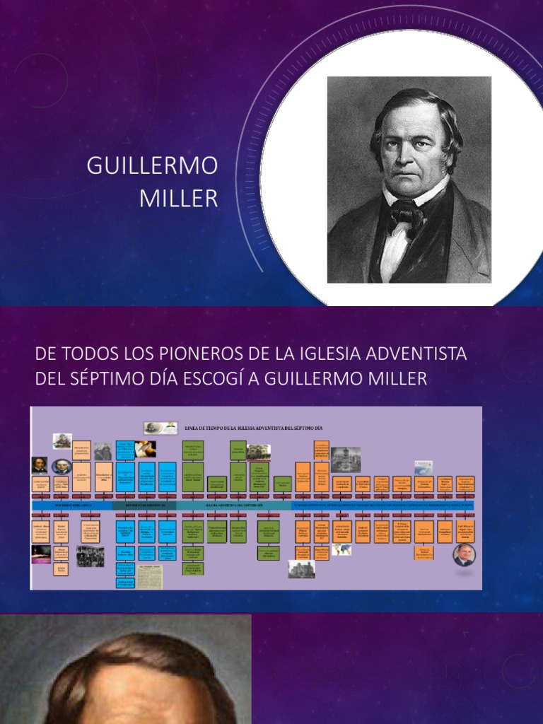 Biografía de Guillermo Miller, pionero adventista | PDF | Iglesia ...