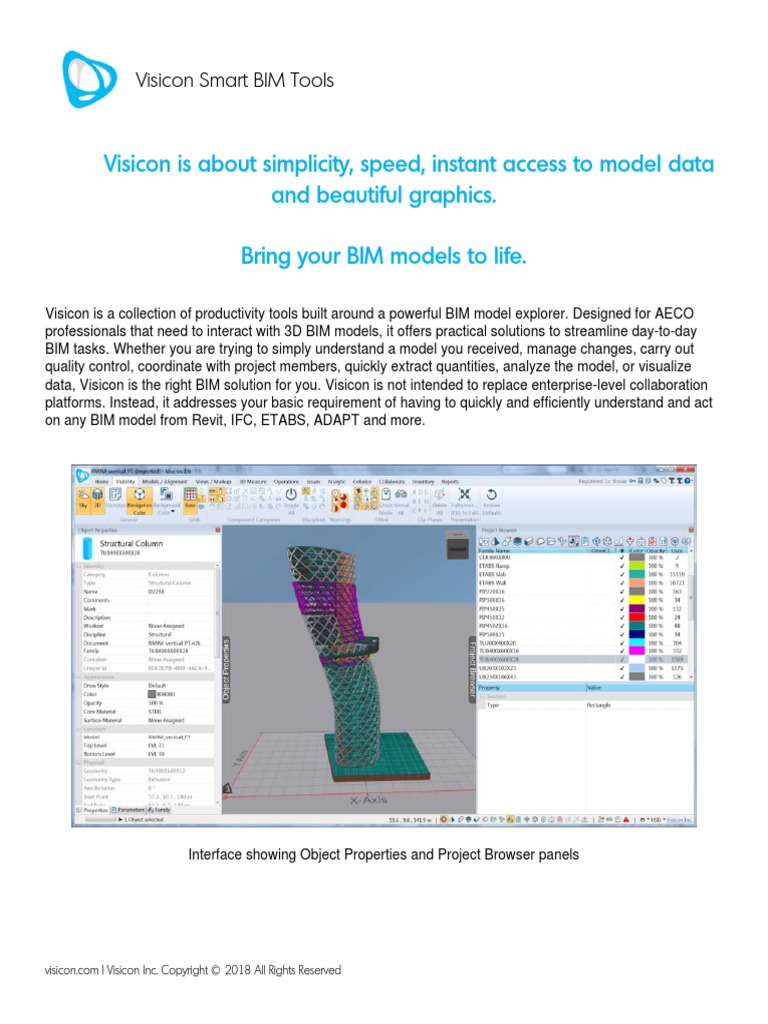 Visicon Brochure | Download Free PDF | Autodesk Revit | Building ...