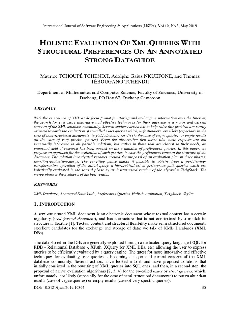 Holistic Evaluation Of Xml Queries With Structural Preferences On An Annotated Strong Dataguide