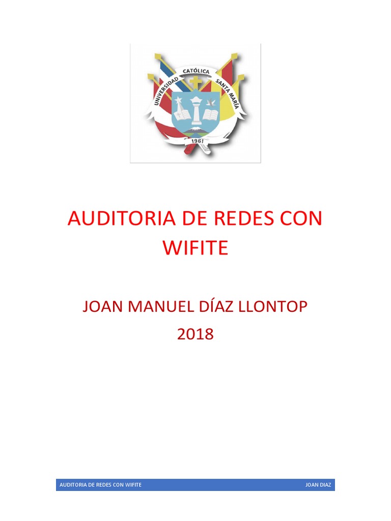 Auditoria de Redes Con Wifite | PDF | Wifi | Virtualización