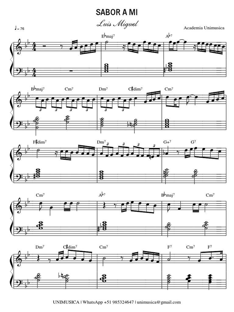 Luis Miguel - Sabor A Mi PDF | PDF