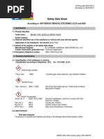 Unleaded Gasoline (Export RON 95) : Safety Data Sheet | PDF | Gasoline ...