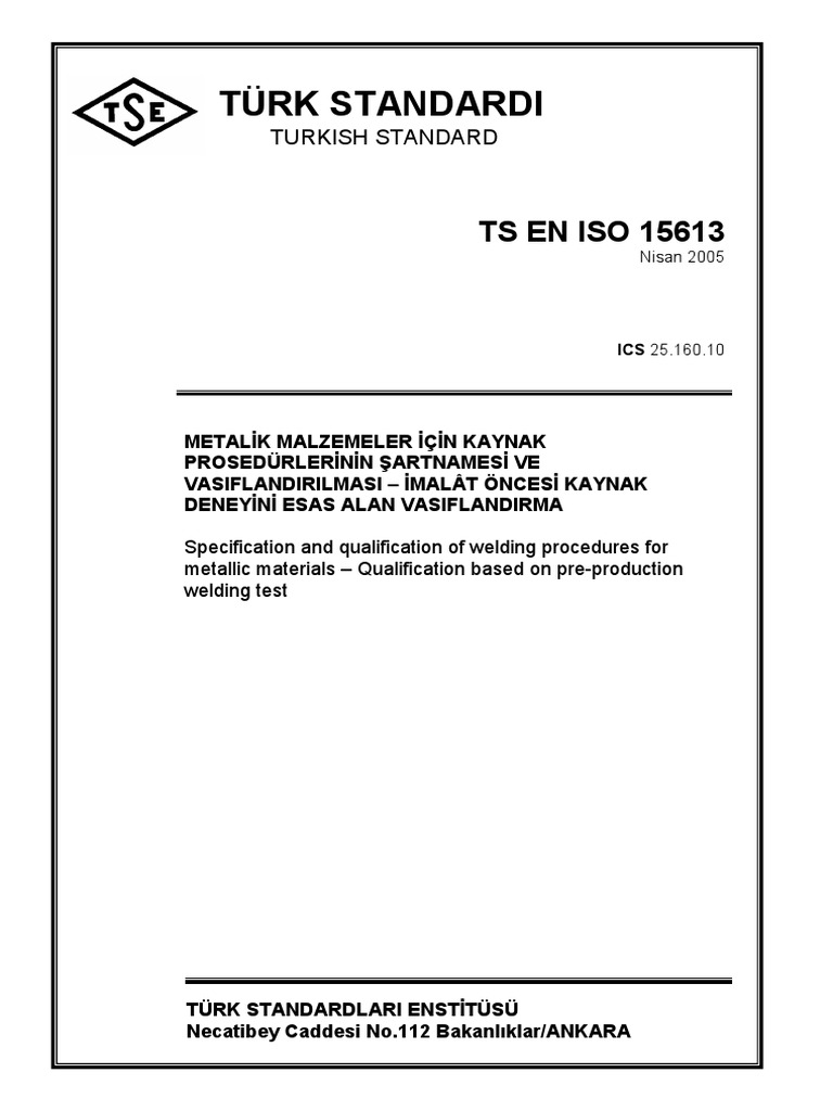 Iso 9692 | PDF
