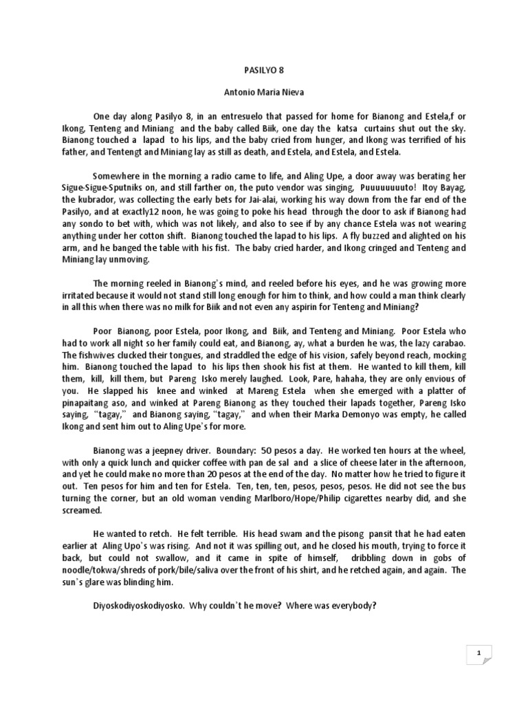 Pasilyo 8 | PDF | Nature