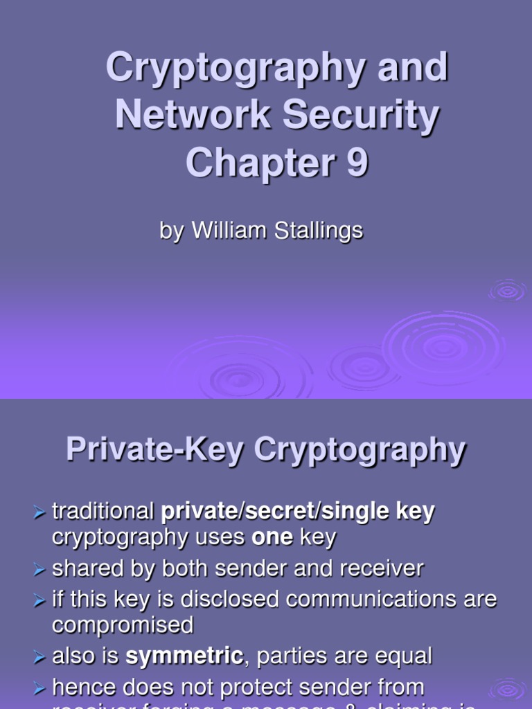 Cryptography and Network Security: by William Stallings | PDF | Public ...