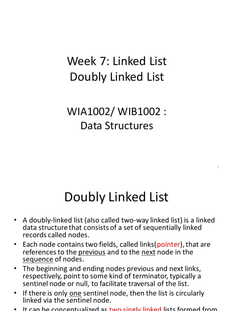 Java Basics Doubly Linked List Pdf Computer Programming