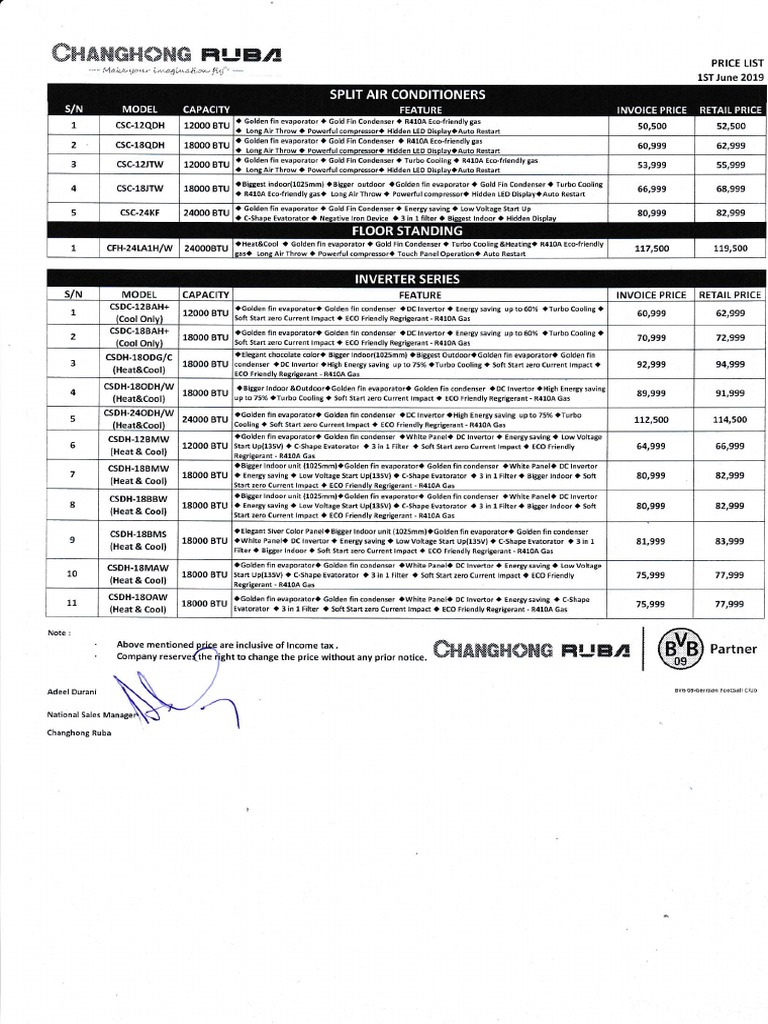 AC Price List June PDF | PDF | Laboratory Equipment | Cold
