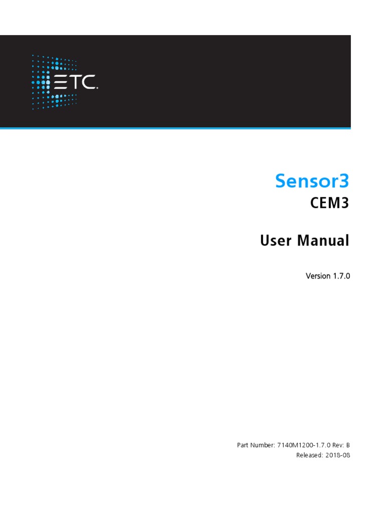 CEM3 Manual | PDF | Relay | Usb