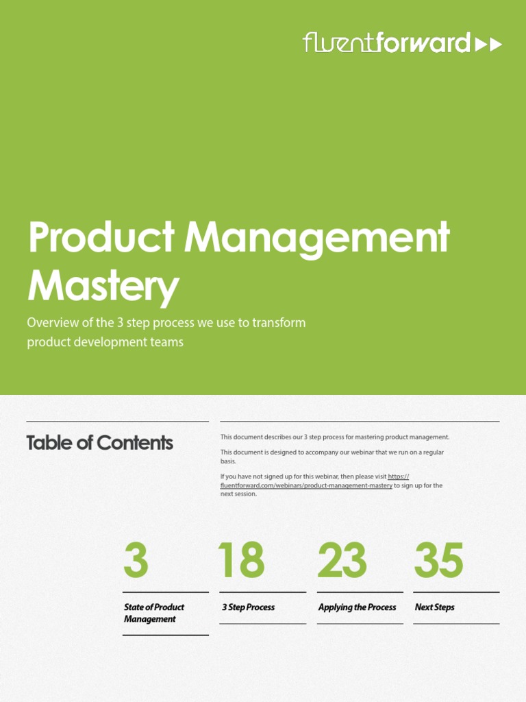 Mastering Product Management Process | PDF | Performance Indicator ...