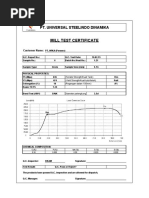 Wire Rope Test Certificate | PDF | Rope | Wire