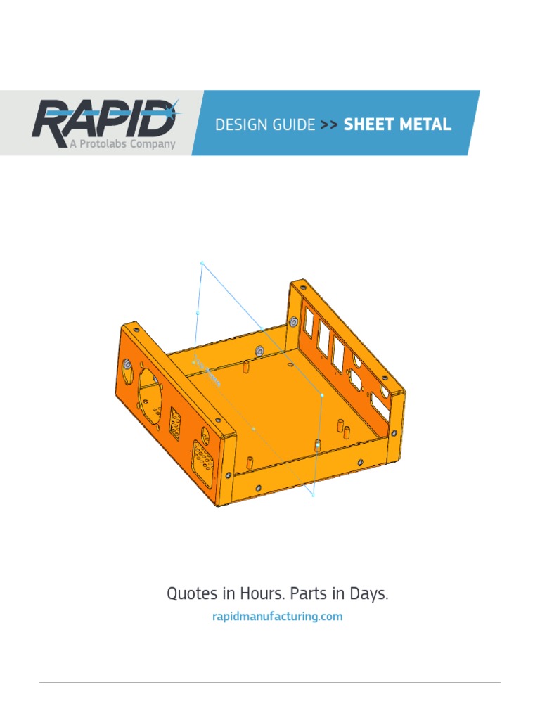 Sheet Metal Design Guide Overview | PDF | Sheet Metal | Welding