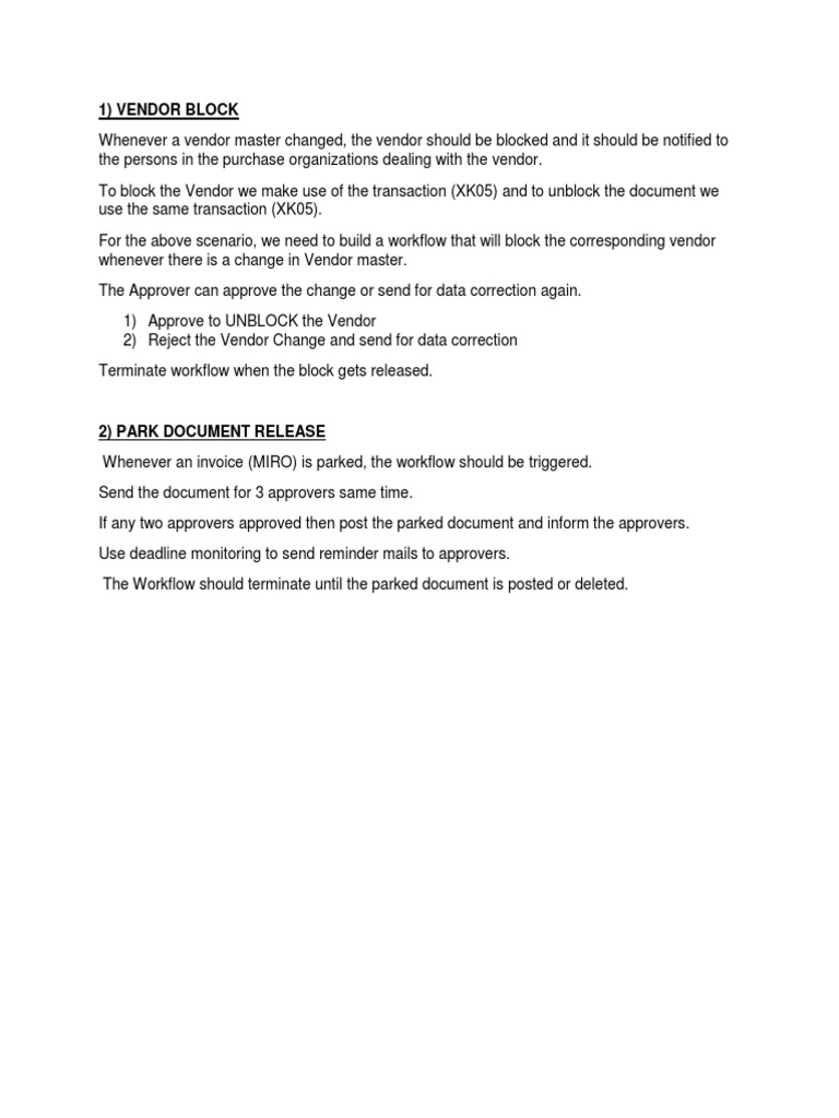 1) Vendor Block | PDF | Finance & Money Management | Computers