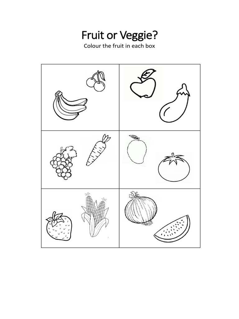 Fruits and Vegetables Identification | PDF
