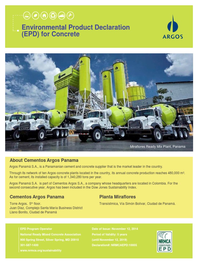 EPD Beton | PDF | Life Cycle Assessment | Concrete