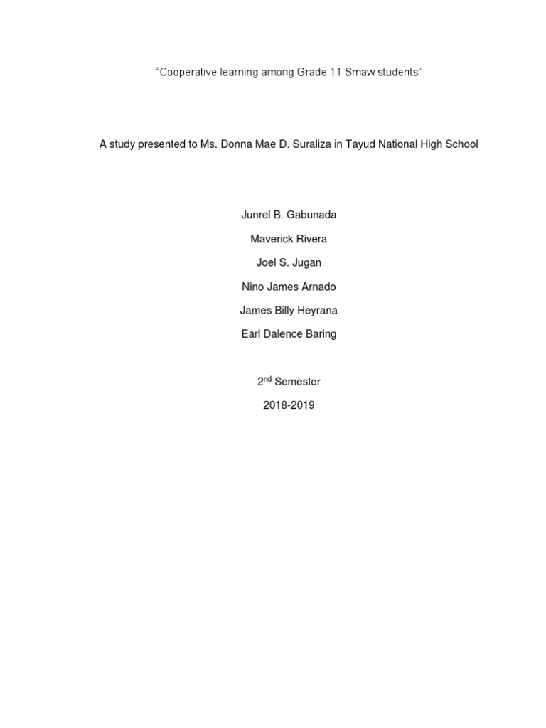 Enhancing Learning through Cooperation | PDF | Learning | Communication