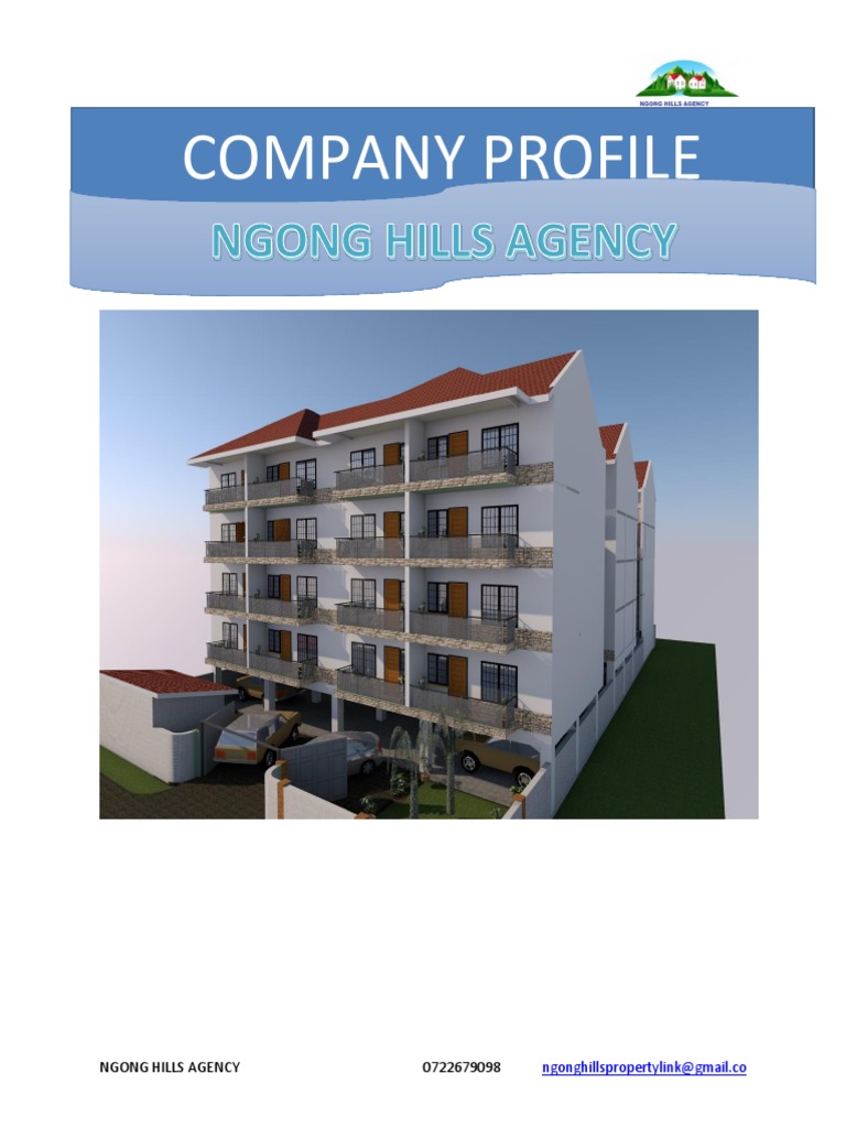 Company Profile Ngong Hills Agency | PDF | Real Estate Appraisal | Sales