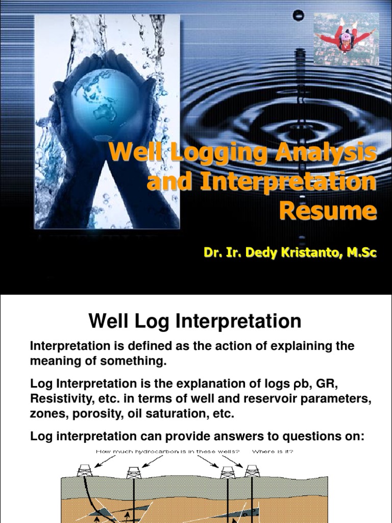 Well Logging Analysis Guide | PDF | Nature | Chemistry