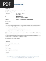 Turn Over Letter Sample | PDF