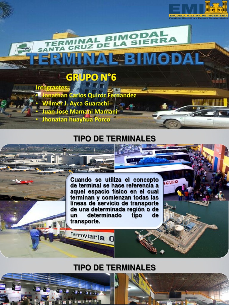 Tipos de Terminales | PDF | Aeropuerto | Transporte
